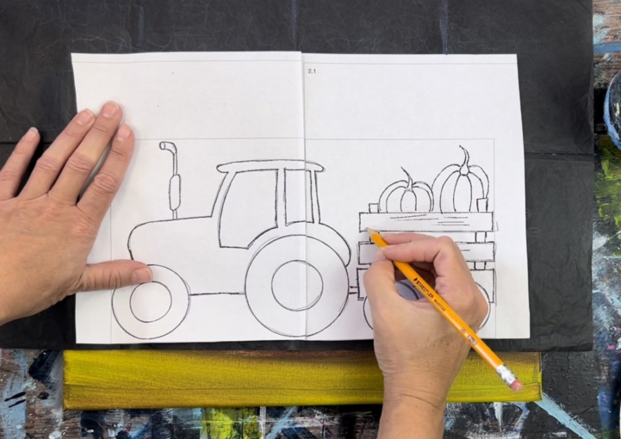 Pumpkin Tractor - Members Exclusive Painting Tutorial - Tracie Kiernan ...