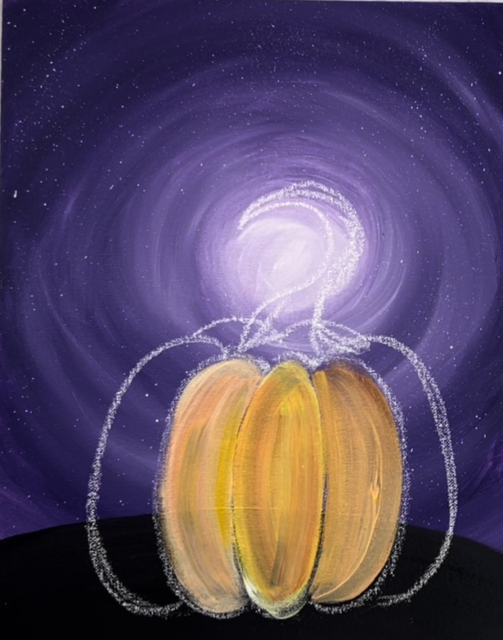 How To Paint a "Raven On A Pumpkin" - Fall & Halloween Painting ...