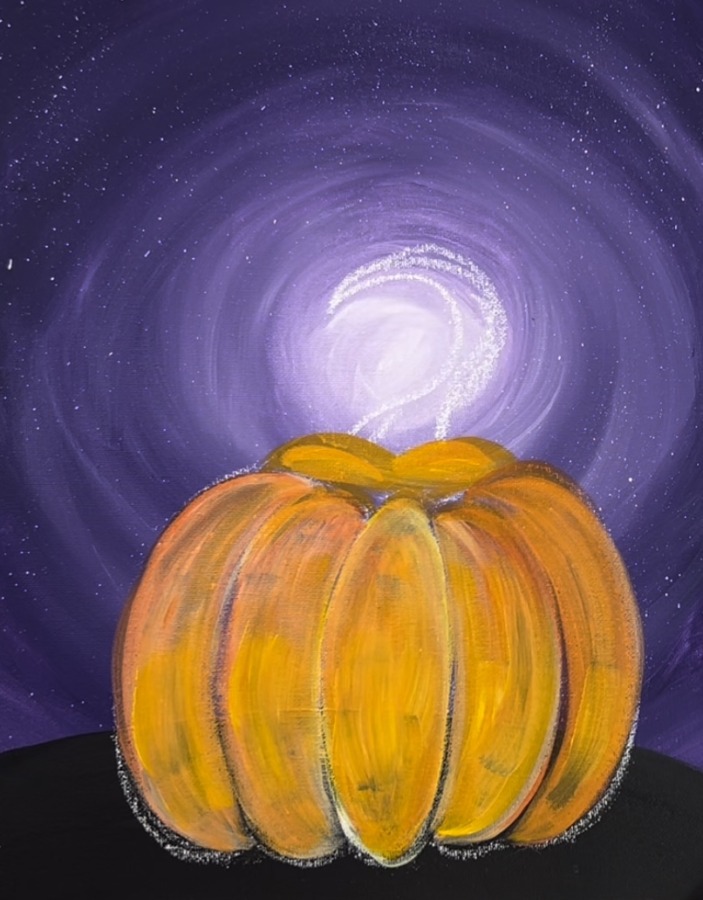 How To Paint a "Raven On A Pumpkin" - Fall & Halloween Painting ...