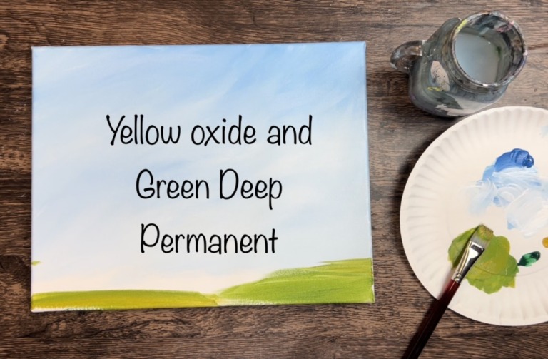 Paint A Fall Tree With Q-Tips! - Acrylic Painting Tutorial Online