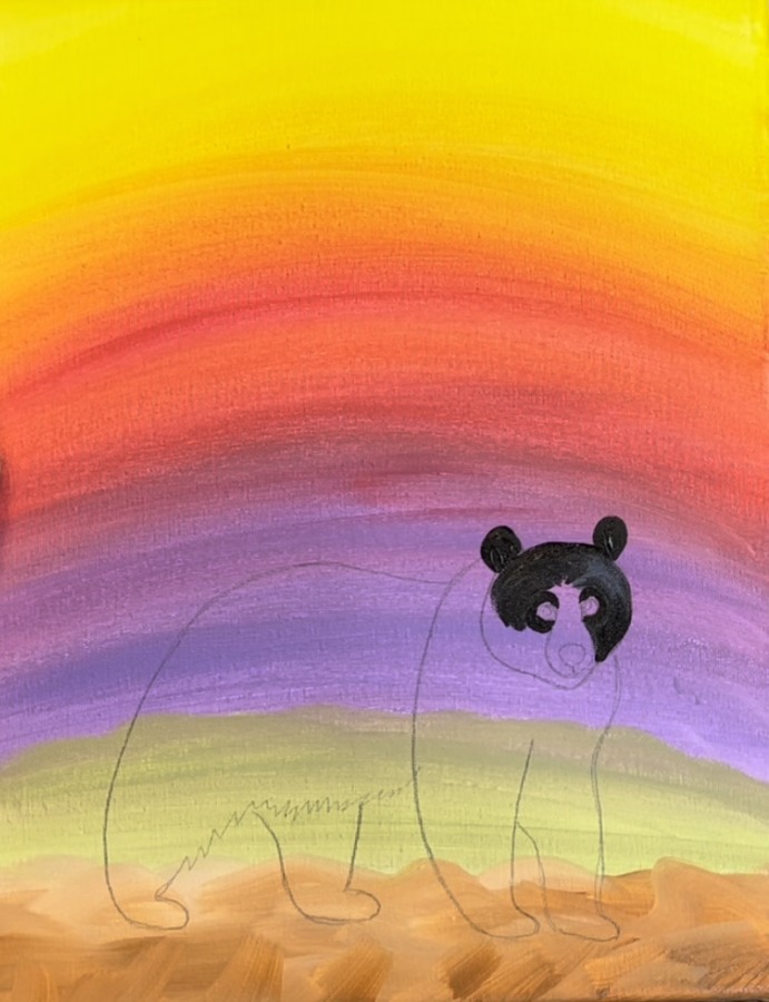 How To Paint "Bear Forest" - Bear Painting Online Tutorial - Tracie ...