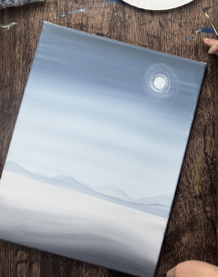 Fox Winter Scene - Acrylic Painting Tutorial - Tracie Kiernan - Step By ...