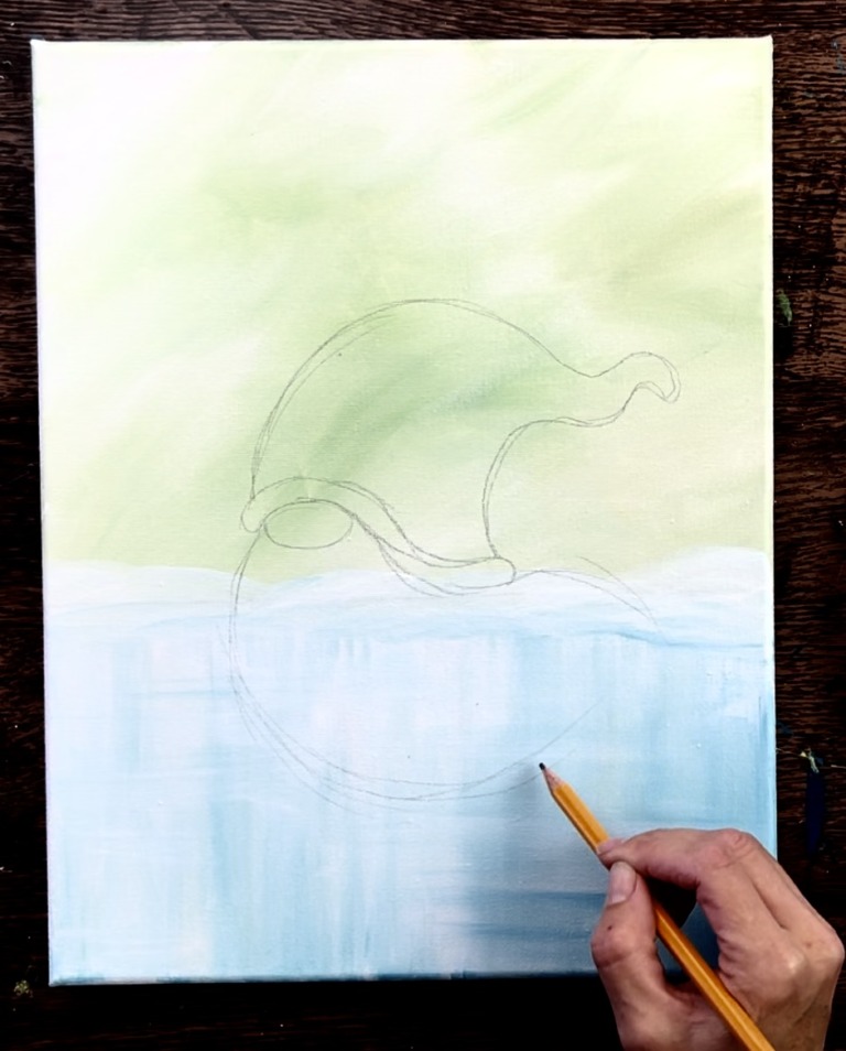 Ice Skating Gnome - Acrylic Painting Tutorial - Tracie Kiernan - Step ...