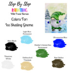 Ice Skating Gnome - Acrylic Painting Tutorial - Tracie Kiernan - Step ...