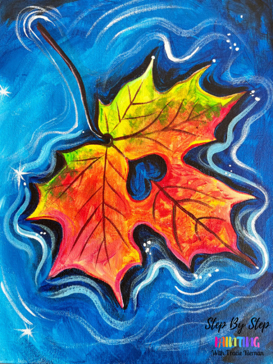 Fall Canvas Paintings - Easy Canvas Painting For Beginners Step By Step