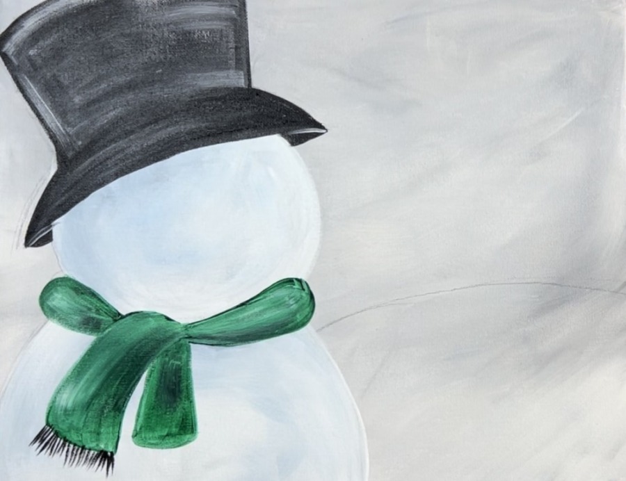 Snowman With Ornaments - Acrylic Painting Tutorial - Tracie Kiernan ...