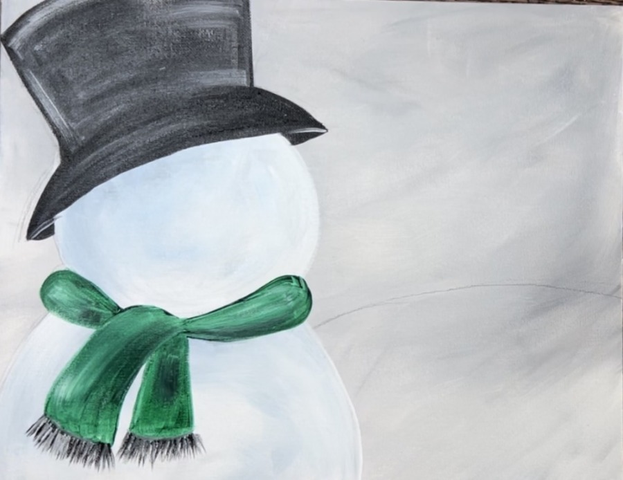 Snowman With Ornaments - Acrylic Painting Tutorial - Tracie Kiernan ...