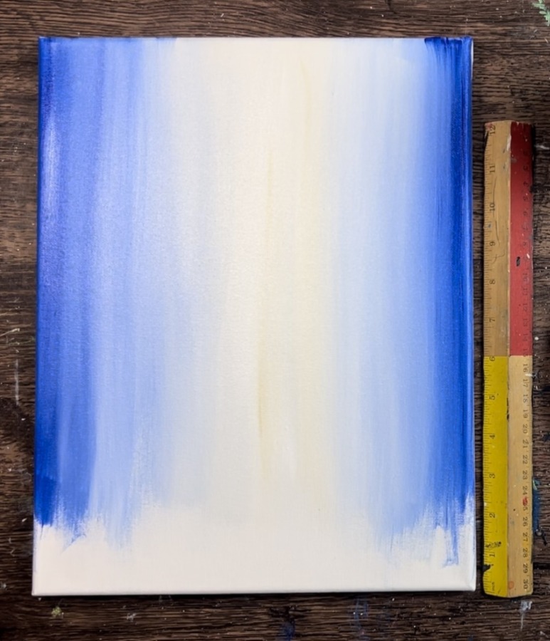 How To Paint A Christmas Tree In A Snowy Forest - Tracie Kiernan - Step ...