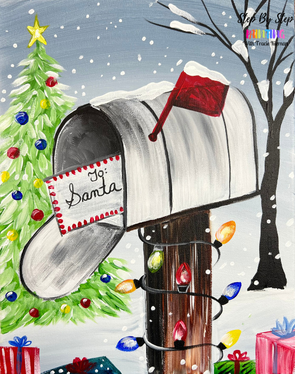 Easy Christmas Paintings - Step By Step Painting With Tracie Kiernan