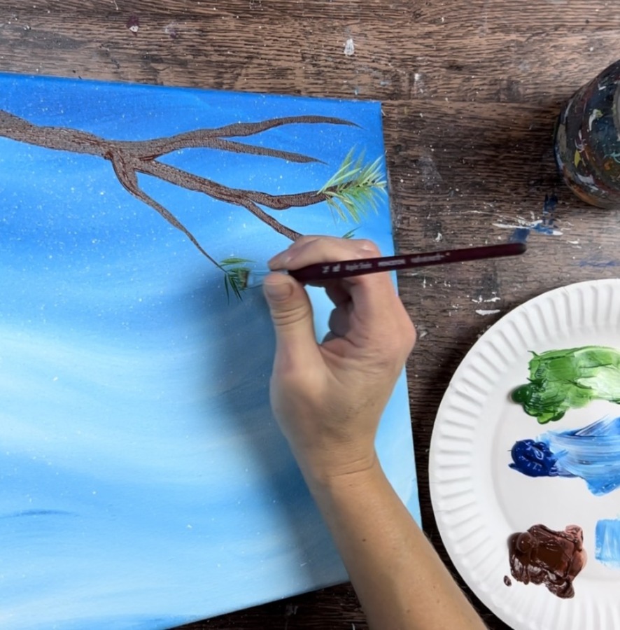 How To Paint "Christmas Mittens" - Acrylic Painting Tutorial - Tracie ...