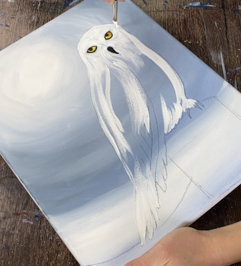 Owl Painting - Acrylic Online Tutorial