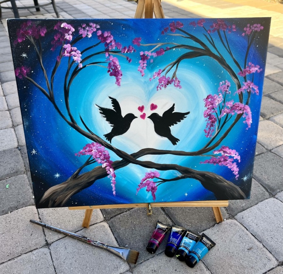 "Love Doves" - Couples Painting or Single Design - Tracie Kiernan ...
