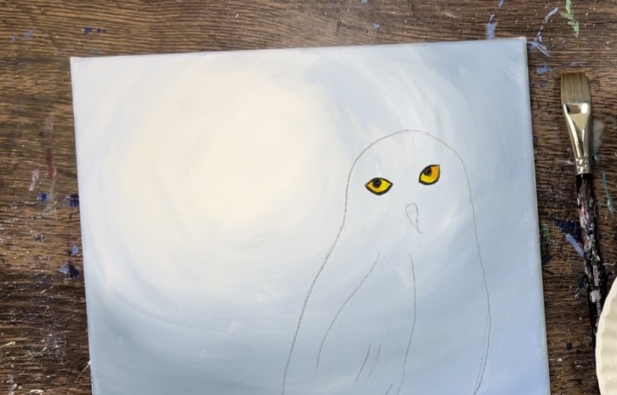 Owl Painting - Acrylic Online Tutorial