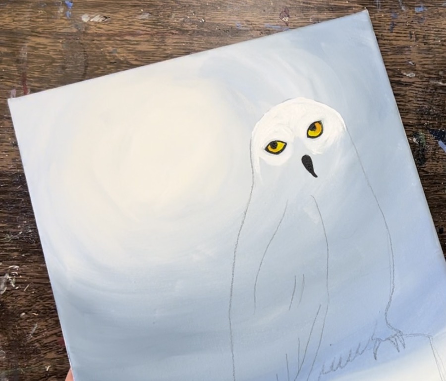 Owl Painting - Acrylic Online Tutorial