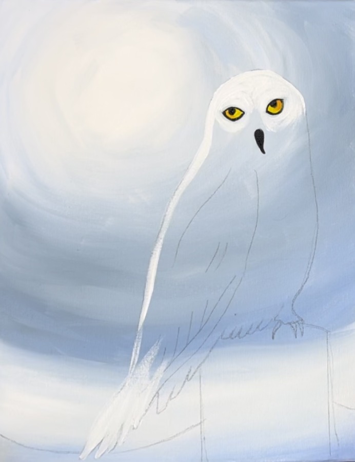 Owl Painting - Acrylic Online Tutorial