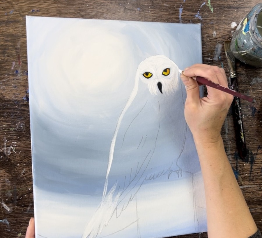 Owl Painting - Acrylic Online Tutorial