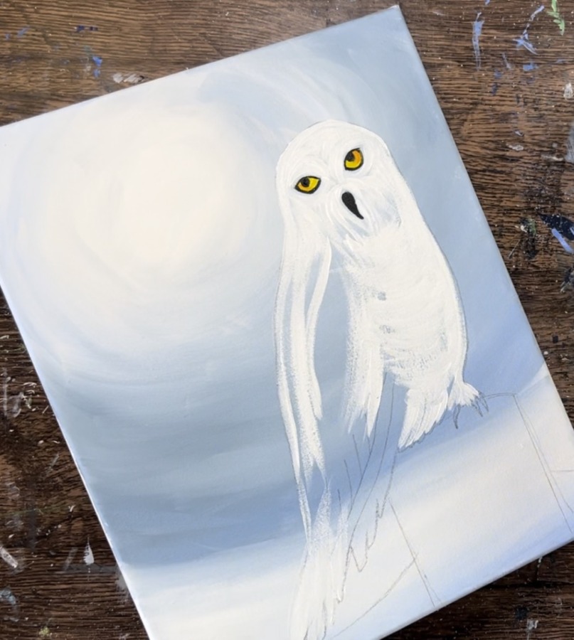 Owl Painting - Acrylic Online Tutorial