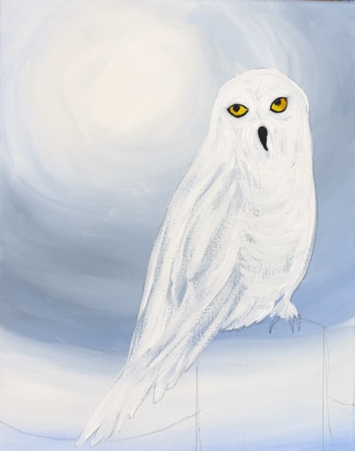 Owl Painting - Acrylic Online Tutorial