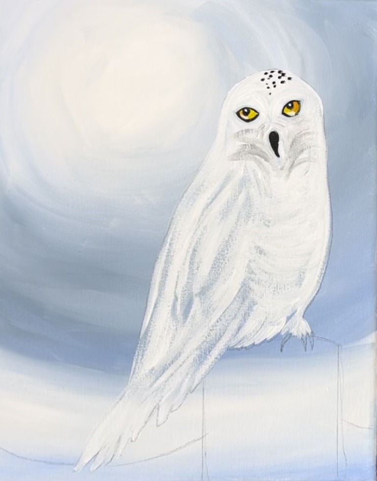 Owl Painting - Acrylic Online Tutorial