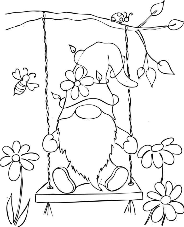 Gnome Painting - Spring Gnome Painting Tutorial