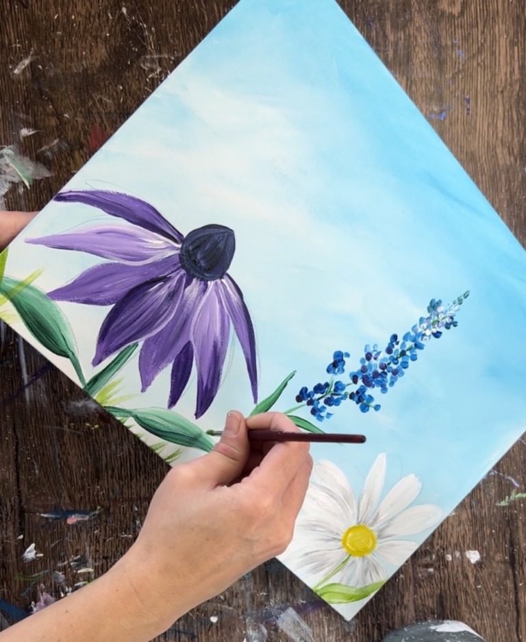 Bee Painting - Online Acrylic Tutorial