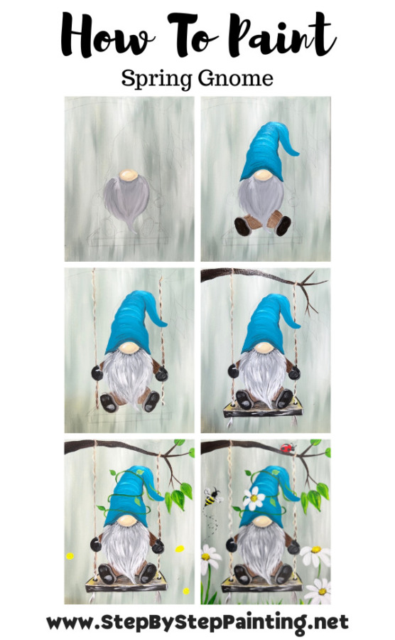 Gnome Painting - Spring Gnome Painting Tutorial