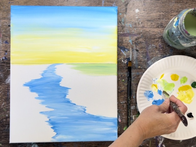 Landscape Painting Tutorial - Online Painting For Beginners