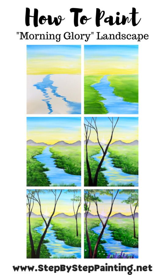 Landscape Painting Tutorial - Online Painting For Beginners