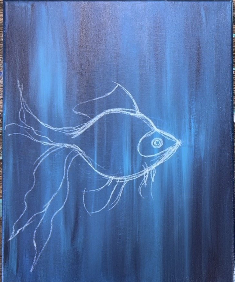 How To Paint A Goldfish - Acrylic Painting Tutorial - Tracie Kiernan ...
