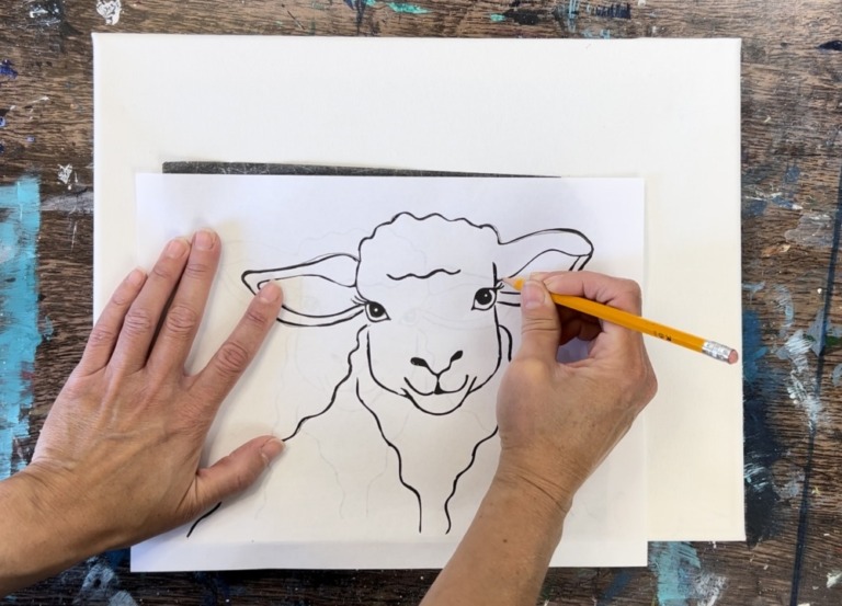 "Sheep Painting" - Acrylic Painting Online Tutorial