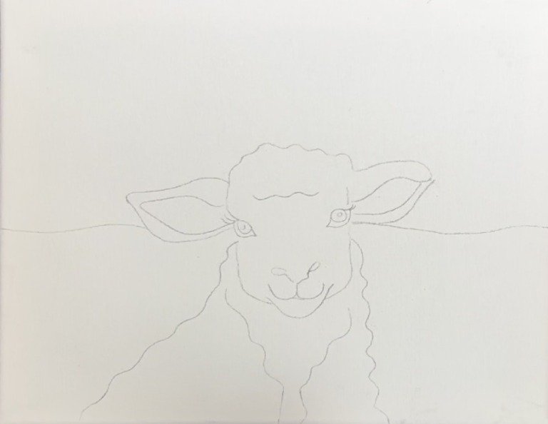 "Sheep Painting" - Acrylic Painting Online Tutorial