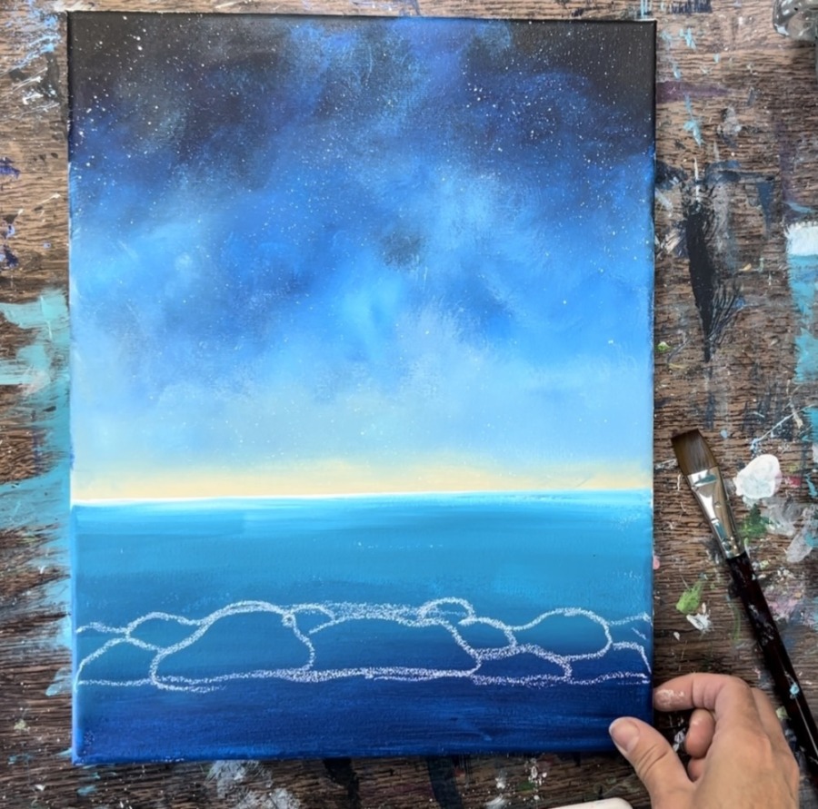Lighthouse Painting - Acrylic Online Tutorial