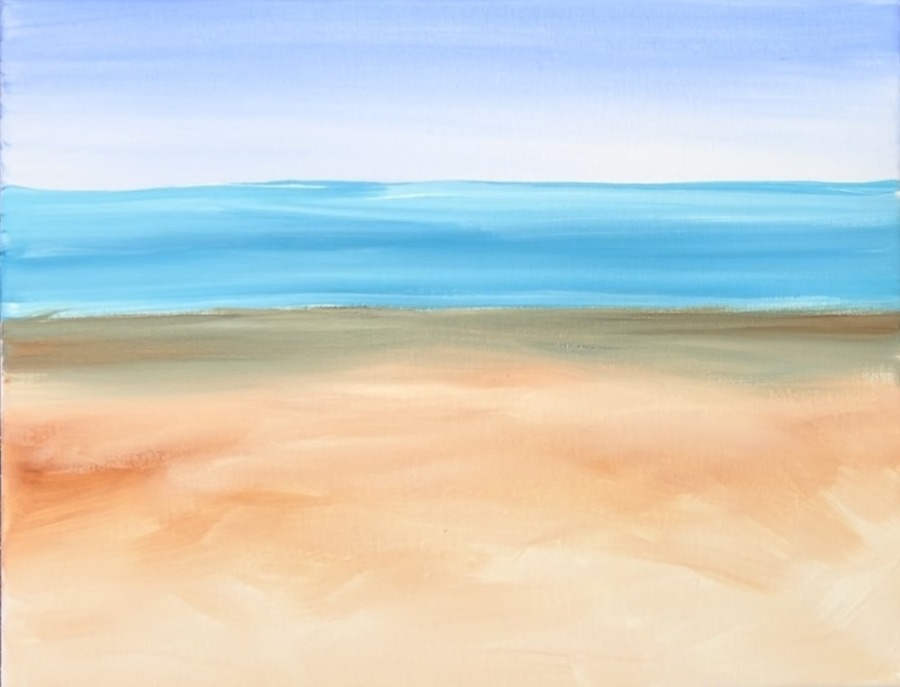 Surfboard Painting - Acrylic Painting Tutorial Online