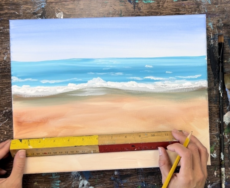 Surfboard Painting - Acrylic Painting Tutorial Online