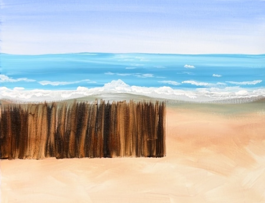 Surfboard Painting - Acrylic Painting Tutorial Online