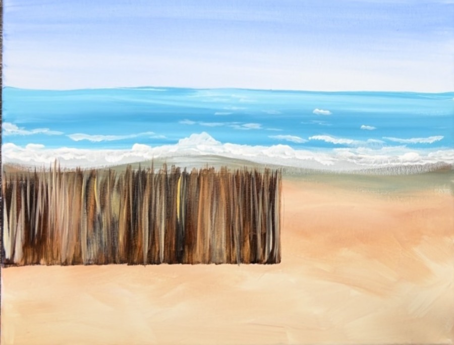 Surfboard Painting - Acrylic Painting Tutorial Online