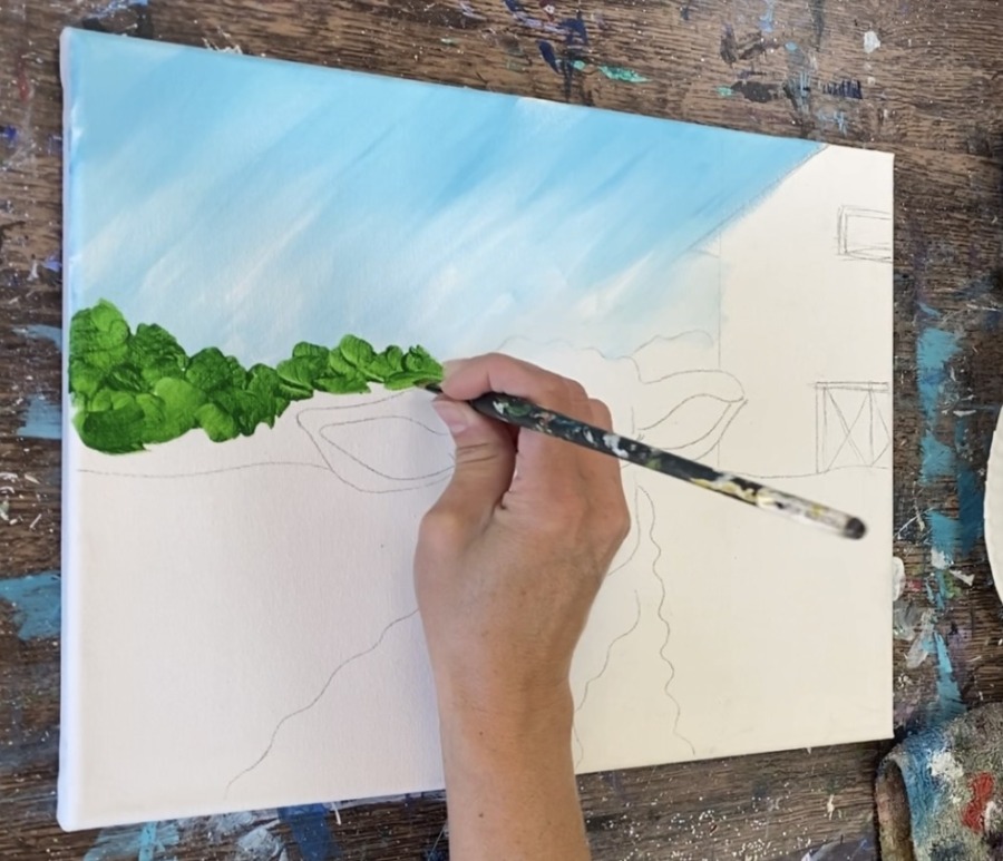 "Sheep Painting" - Acrylic Painting Online Tutorial