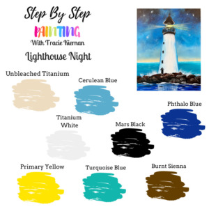Lighthouse Painting - Acrylic Online Tutorial