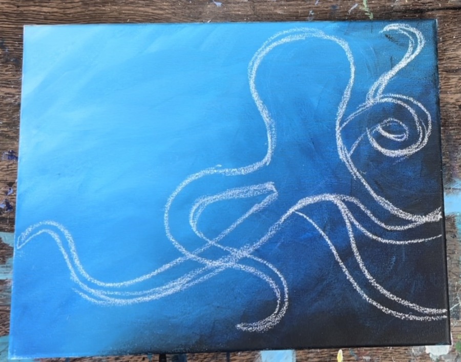 How To Paint An Octopus - Step By Step Painting Tutorial