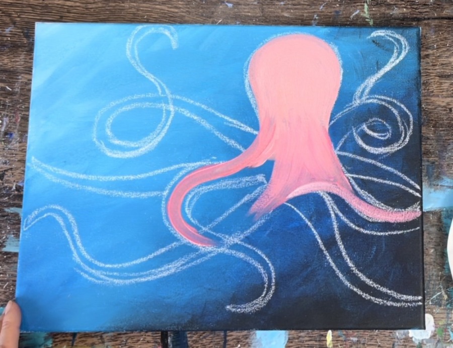 How To Paint An Octopus - Step By Step Painting Tutorial