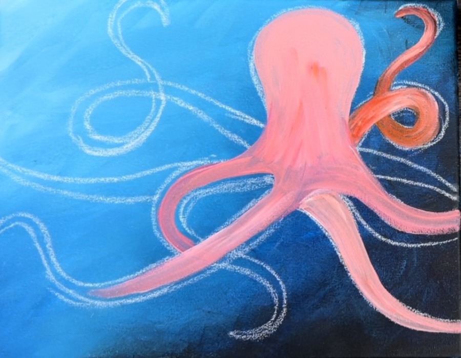 How To Paint An Octopus - Step By Step Painting Tutorial