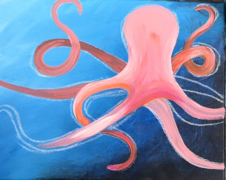 How To Paint An Octopus - Step By Step Painting Tutorial