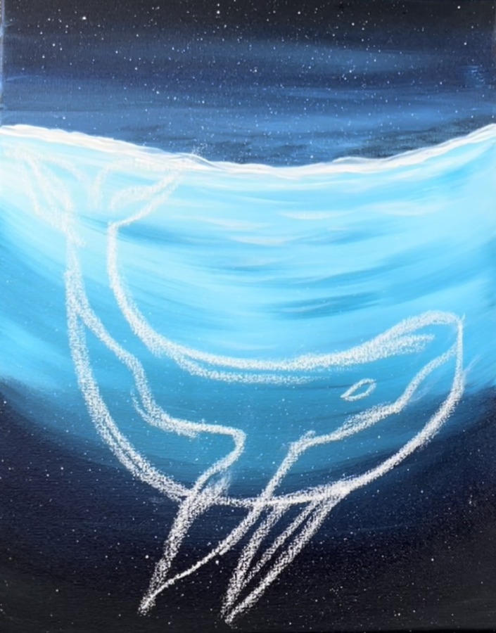 How To Paint A Blue Whale - Step By Step Tutorial - Tracie Kiernan ...
