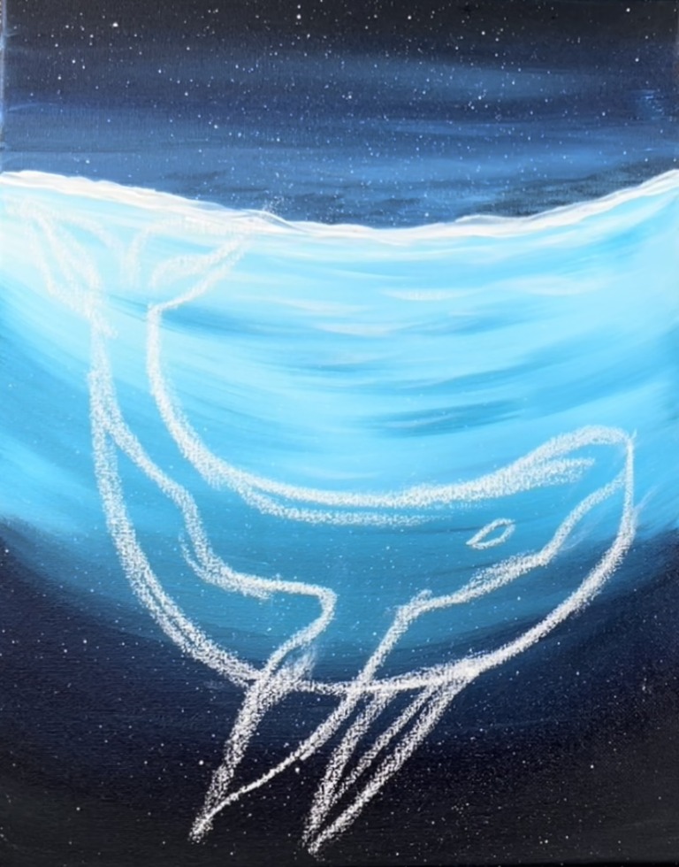 How To Paint A Blue Whale - Step By Step Tutorial - Tracie Kiernan ...
