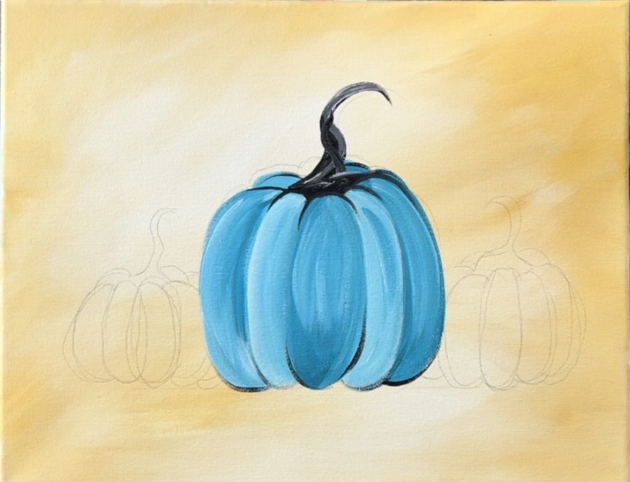 Colorful Floral Pumpkins - Acrylic Painting Tutorial - Tracie Kiernan ...