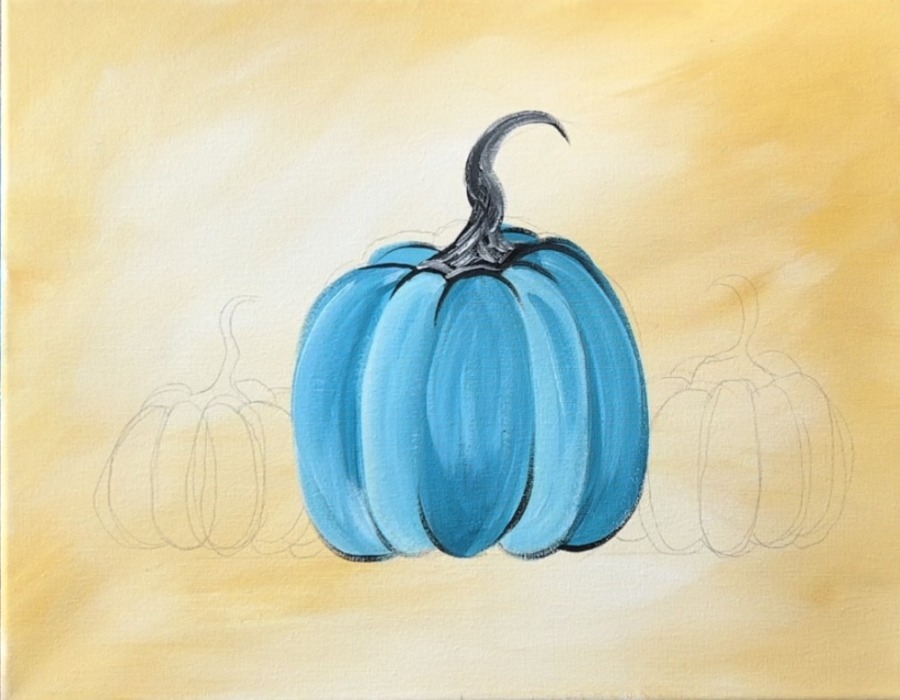 Colorful Floral Pumpkins - Acrylic Painting Tutorial - Tracie Kiernan ...