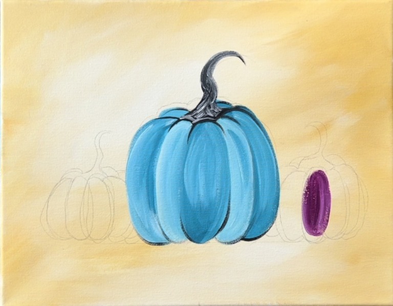 Colorful Floral Pumpkins - Acrylic Painting Tutorial - Tracie Kiernan ...