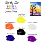 How To Paint "Joshua Trees At Sunset" - Acrylic Painting Tutorial ...
