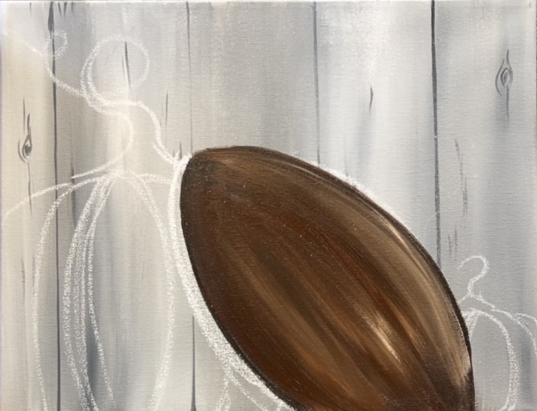 "Fall Football" - Acrylic Painting Tutorial - Tracie Kiernan - Step By ...