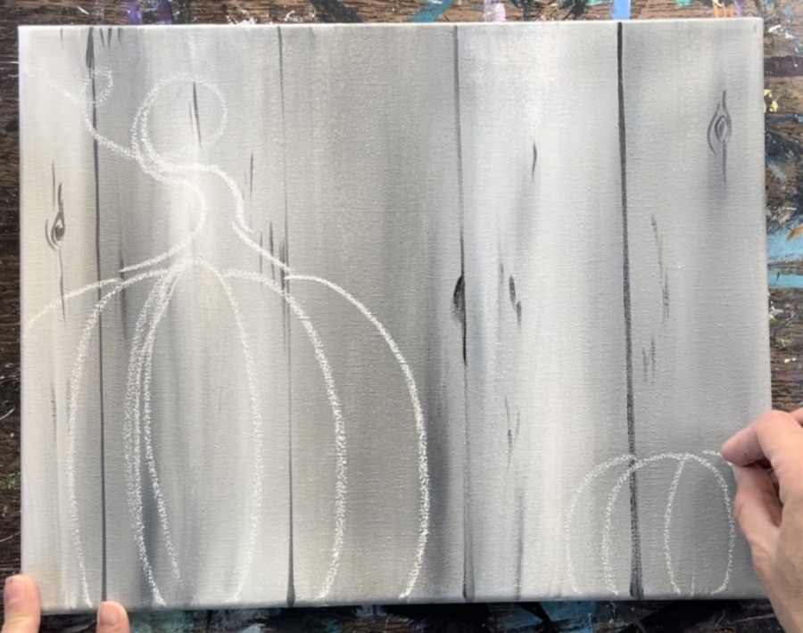 "Fall Football" - Acrylic Painting Tutorial - Tracie Kiernan - Step By ...